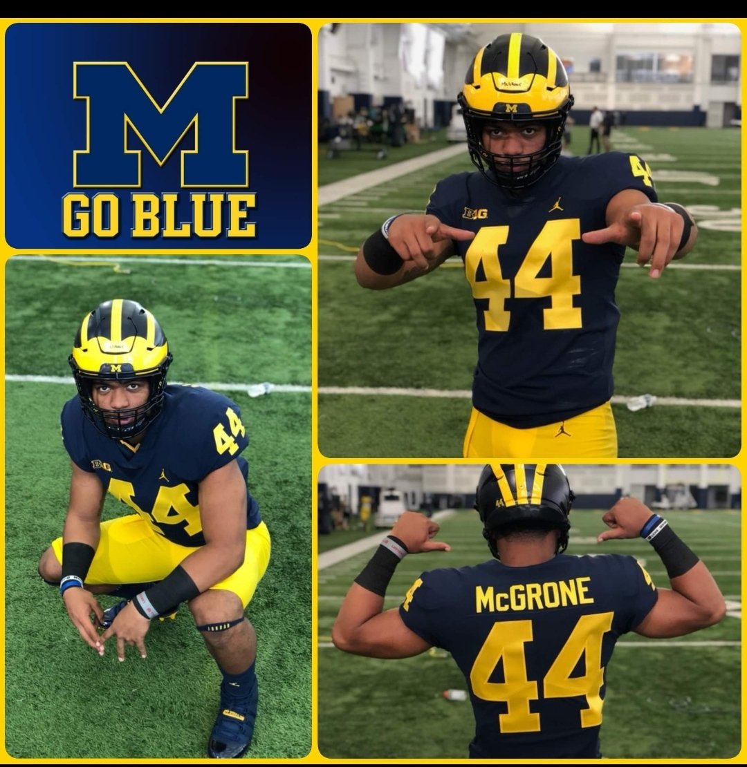 Cameron McGrone Is Going To Get Playing Time At LB For The Michigan ...