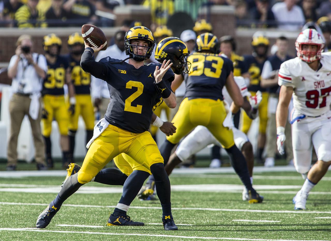 Shea Patterson & Dylan McCaffrey Good 1-2 Combo At QB For The 2019 ...