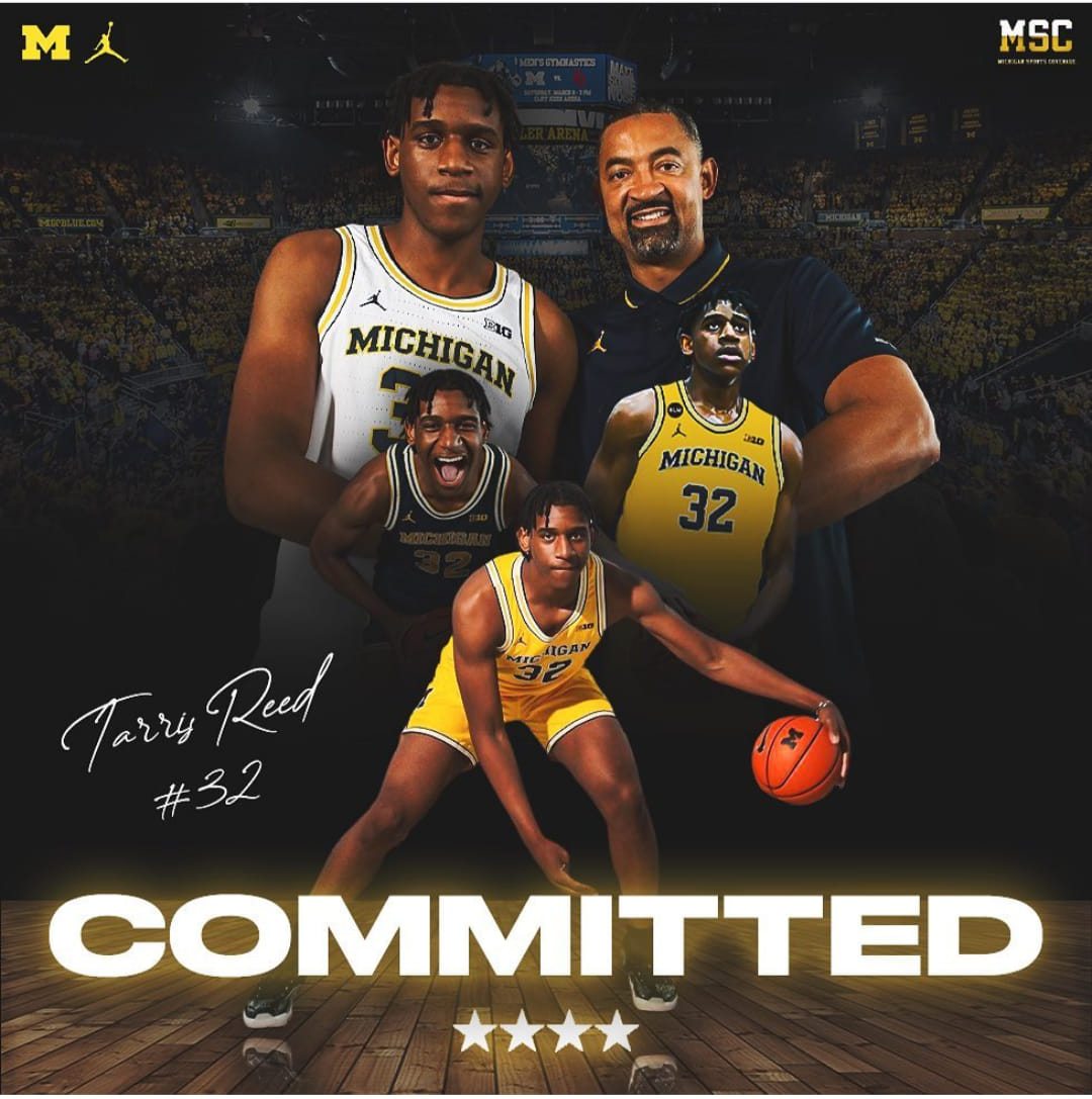 Tarris Reed Verbally Committed To The Michigan Wolverines Basketball ...