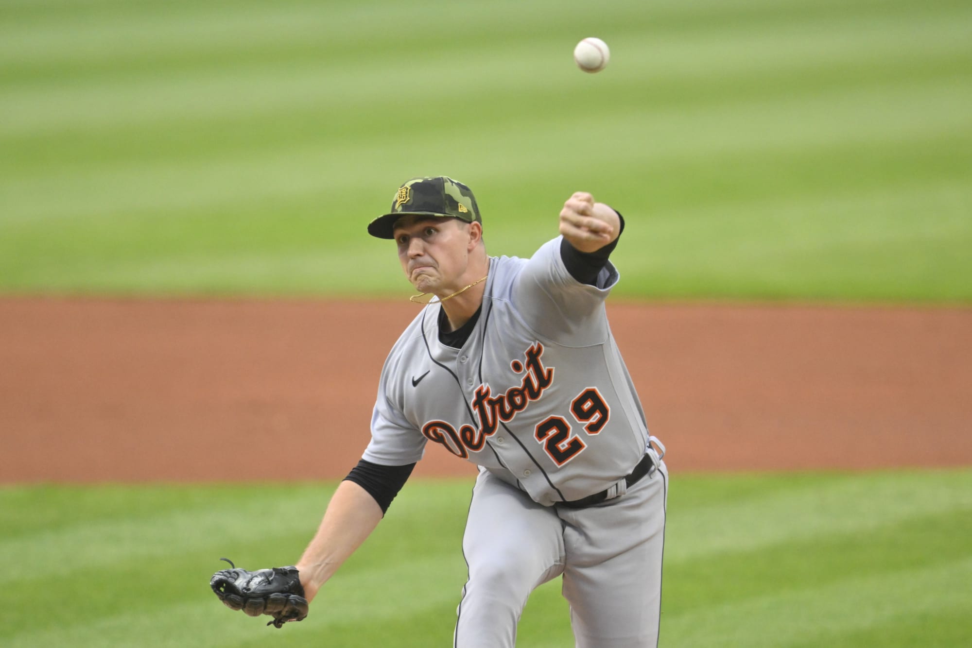 Tarik Skubal Nice Performance For The Detroit Tigers On The Road In ...