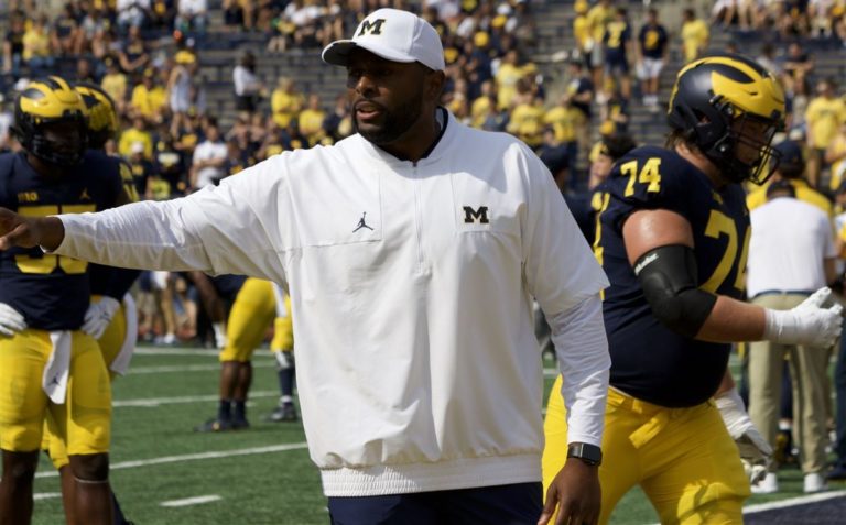 Sherrone Moore Is The Best Offensive Line In The Nation……. – Miller ...