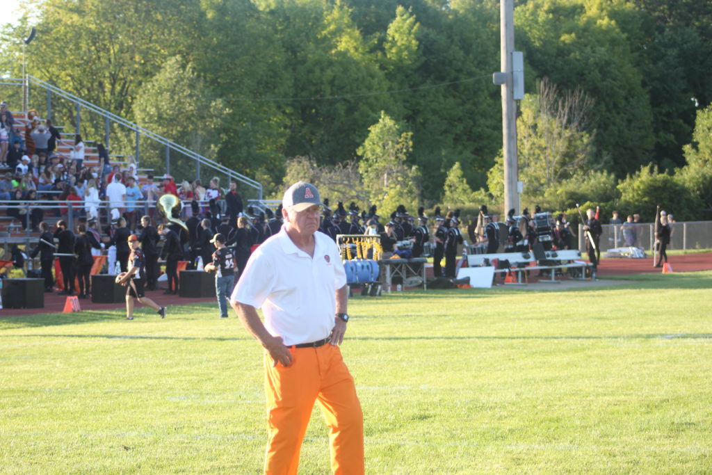 Bud Rowley Helping Out His Son’s Armada Tigers Football Team…… – Miller ...