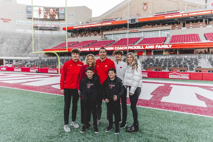 Luke Fickell Now The Head Coach For The Wisconsin Badgers 🏈 Team At ...