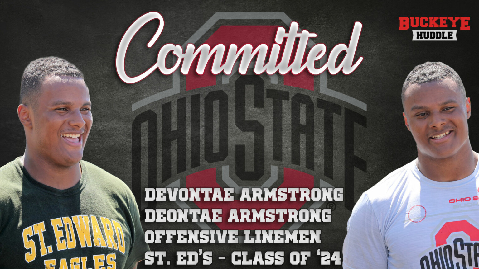 Deontae & Devontae Armstrong Verbally Committed To The Ohio State Buckeyes Football Team In The ...