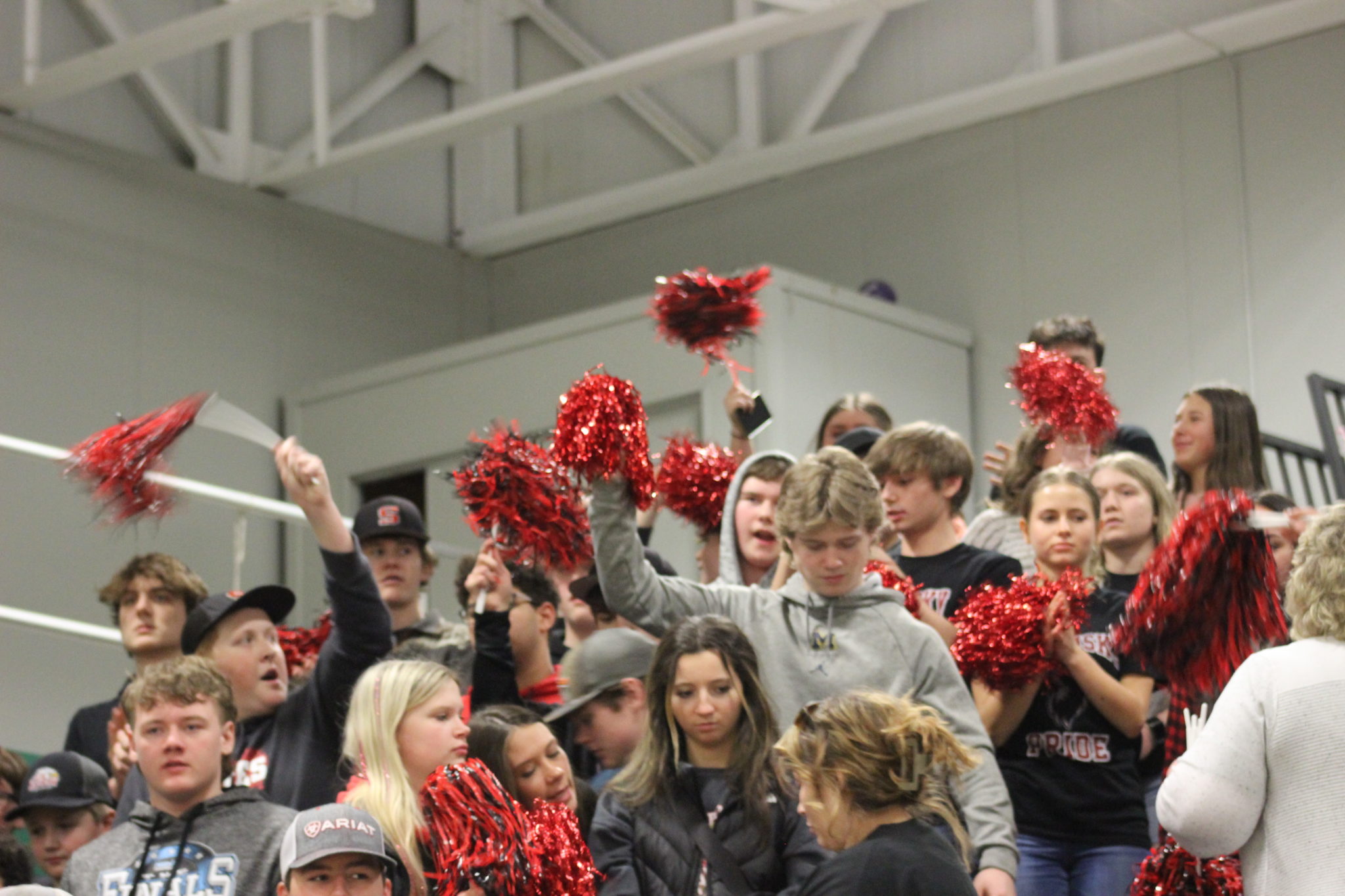 Sandusky Wolves Girls Basketball Student Body Support The Team Very ...