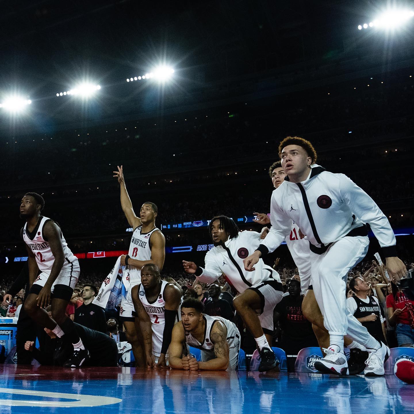 San Diego State Aztecs Basketball Team In The 2023 National ...