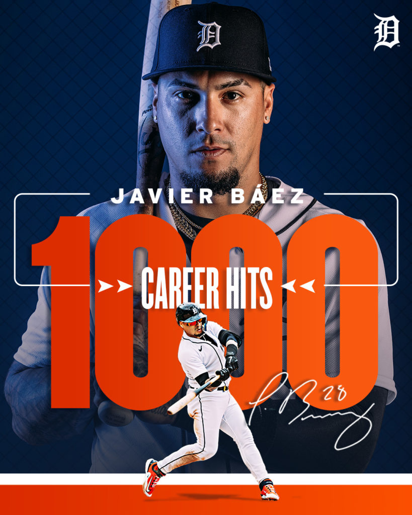 Javy Baez Got His Milestone On Wednesday At Comerica Park In Detroit ...