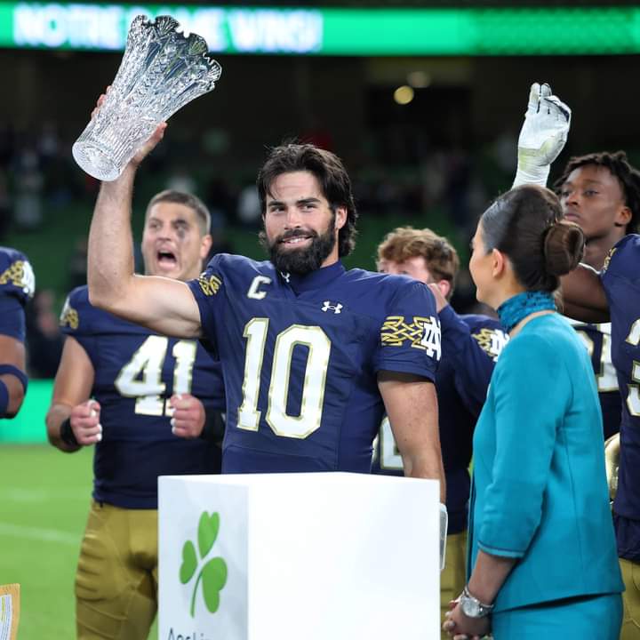 Sam Hartman Nice Debut In A Notre Dame Uniform…. – Miller Sports Time