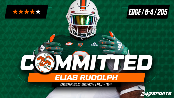 Elias Rudolph Flip His Commit To The Miami Hurricanes Football Team In The 2024 Class Miller
