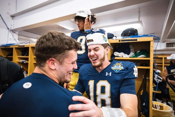 QB Steve Angeli Did A Good Job For The Notre Dame Fighting Irish 🏈 Team ...