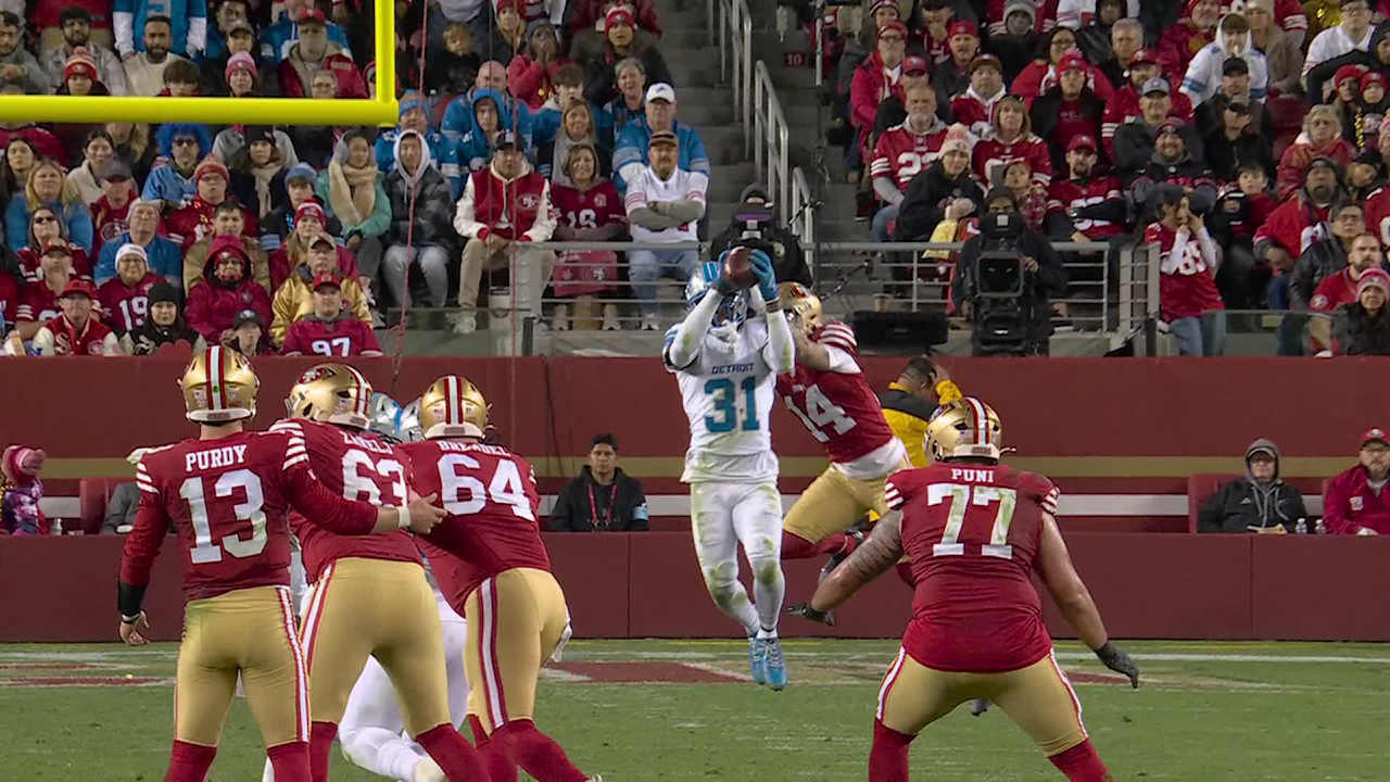 Kerby Joseph 2 INT’s For The Detroit Lions On Monday Night Football ...