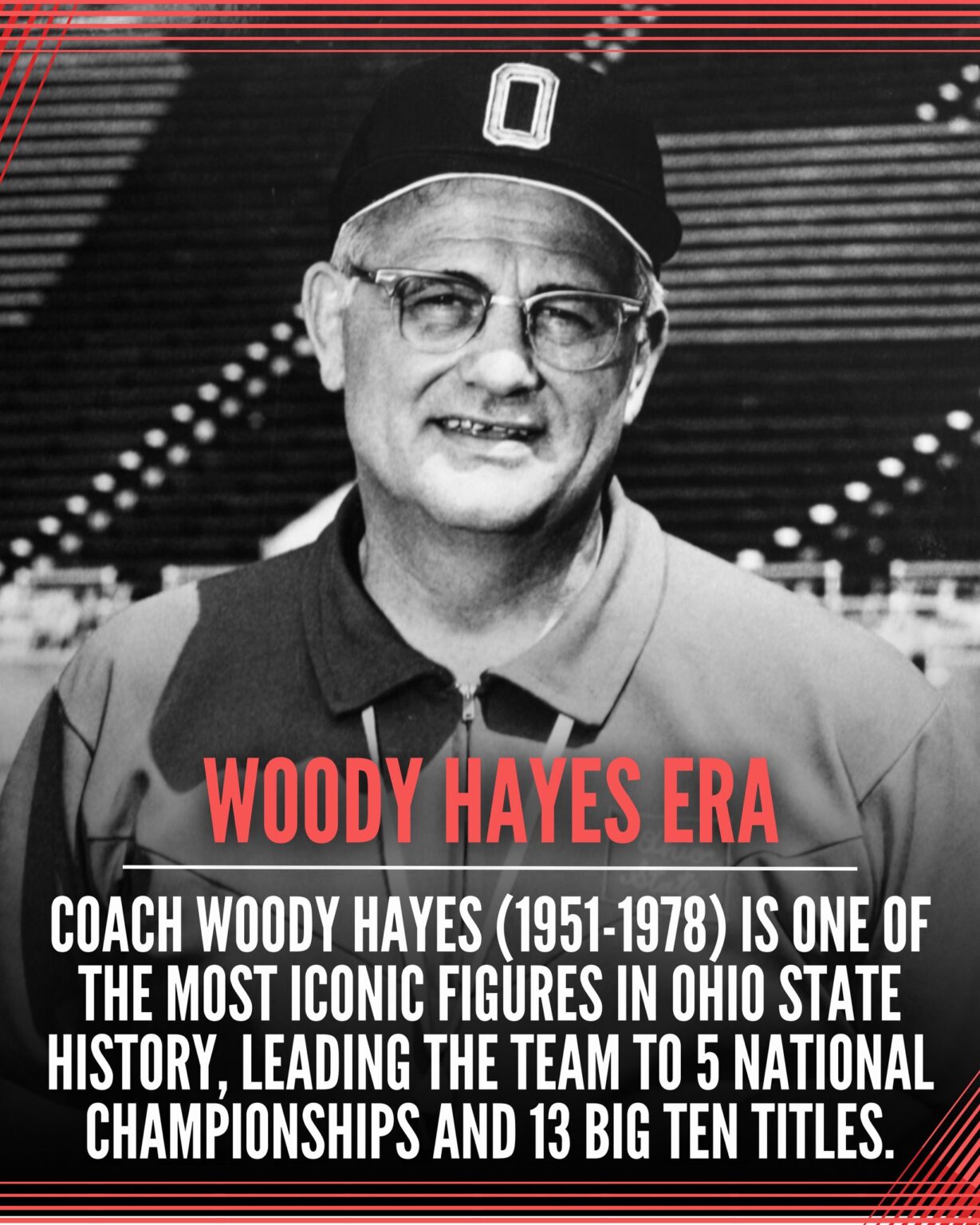 Woody Hayes The Greatest B1G Conference & Ohio State Buckeyes Football ...
