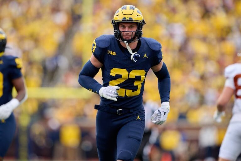 Cole Sullivan LB For The Michigan Wolverines Football Team…… – Miller ...