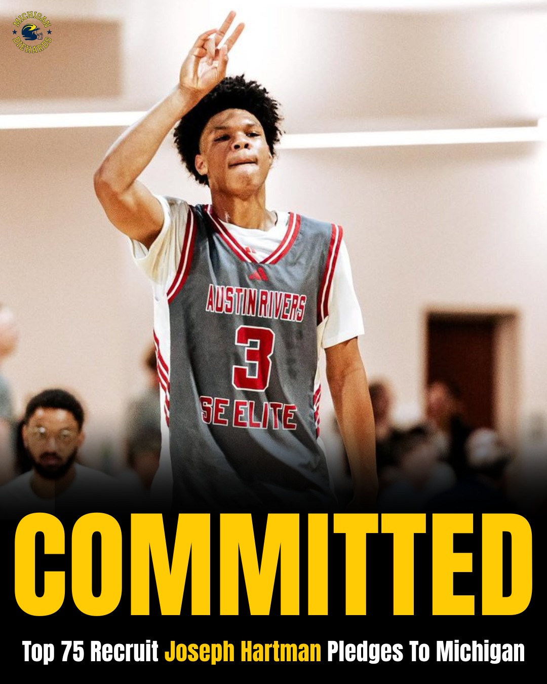 Joseph Hartman Verbally Committed To The Michigan Wolverines Basketball ...